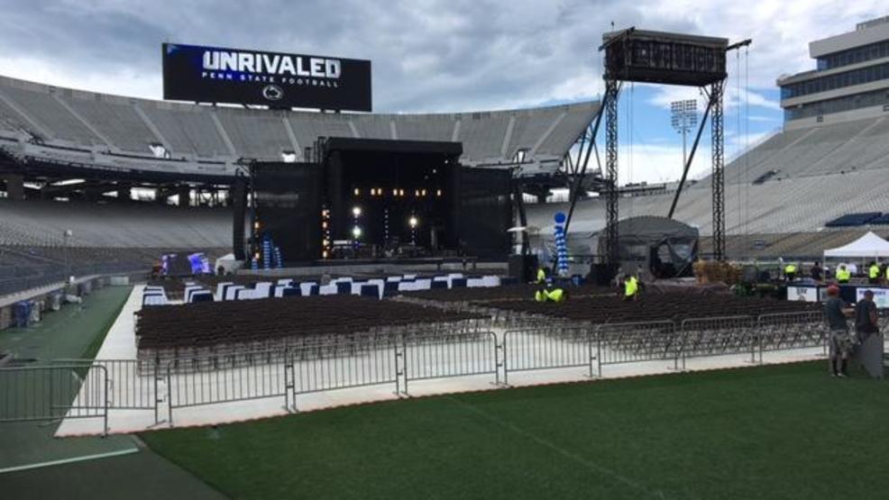 Crews put finishing touches on setup for historic concert at Beaver ...