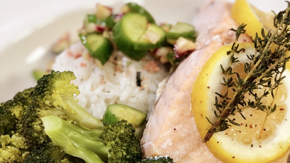 Cooking with Chef Bryan: Steamed Salmon with Rice and Broccoli | KUTV