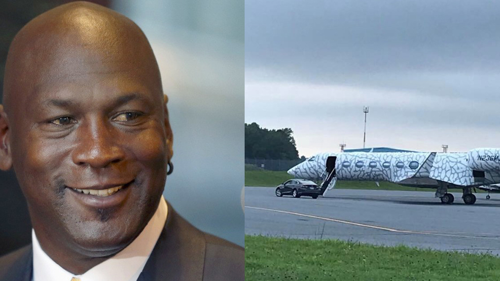 Former NBA star Michael Jordan's private jet spotted in Salisbury ...